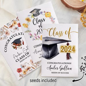 Graduation Seed Packets/graduation Party Favors for Guests/blooming ...