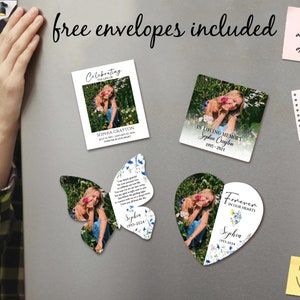 Memorial Magnets/funeral Service Favors With Photo/custom Magnet/photo ...