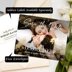 Personalized Fridge Magnet/photo Wedding Save the Date Magnet ...