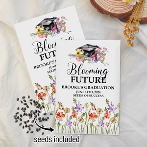 Graduation Seed Packets/graduation Party Favors for Guests/blooming ...