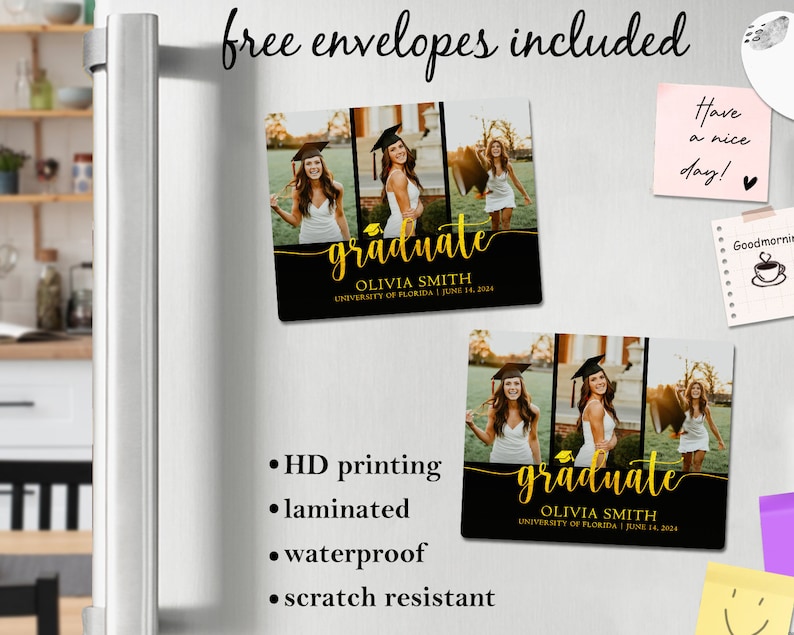 Graduation Photo Magnets/graduation Magnet Favors/graduation Party ...