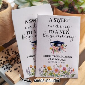 Custom Graduation Seed Packets/graduation Party Favors/blooming Future ...