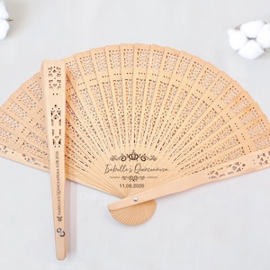 Mis Quince Anos Hand Fans/quinceañera Party Fan Favors/quinceañera ...