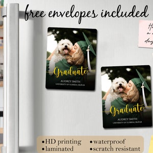 Graduation Magnets Photo/graduation Party Favors/graduation Magnet ...