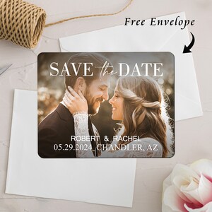 Personalized Fridge Magnet/photo Wedding Save the Date Magnet ...