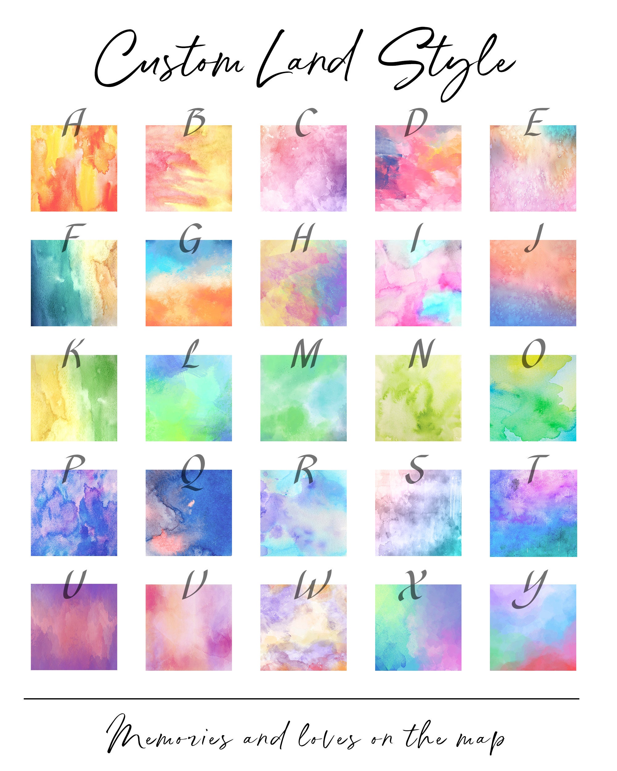 Personalized Long Distance Map DIGITAL Download/long Distance - Etsy