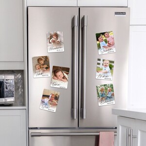 Personalized Baby Photo Magnet 1st Birthday Favors Personalized Magnet ...