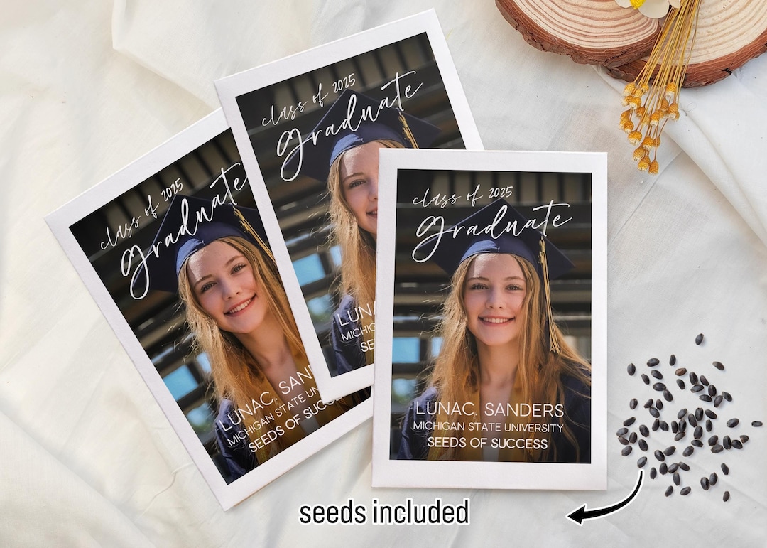 Personalized Seed Packet for Any Grade/seeds of Success Envelopes ...
