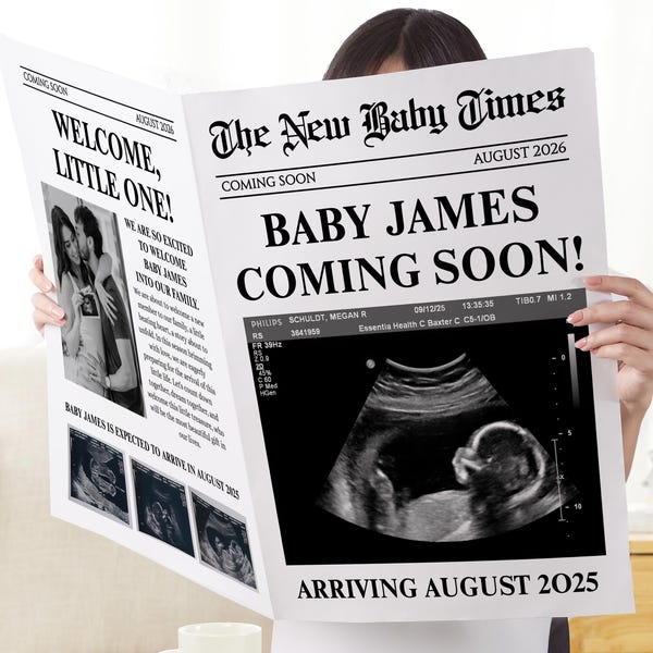Newspaper Baby - Etsy