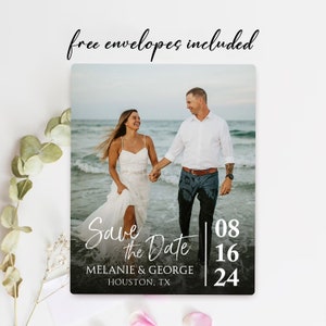 Unique Wedding Magnetic Invitation/personalized Save the Date Photo ...