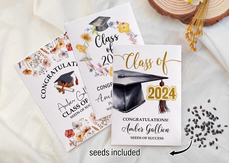 Graduation Blooming Future Seed Packets/graduation Party Favors for ...