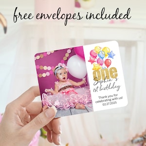 1st Birthday Magnets Favor/invitation Custom Magnets/custom First ...
