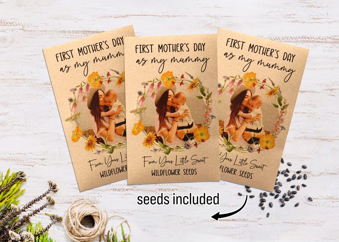 First Mothers Day Seed Packet Gift/mothers Day Church Gift/wildflower ...