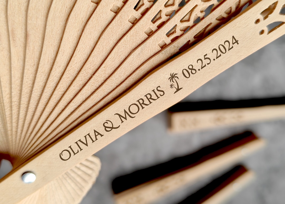 Wedding Fans for Guests in Bulk Beach Wedding Favors Thank You Gift ...