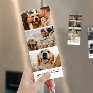 Custom Photo Booth Style Magnet/photo Booth Pictures Magnet/print Your ...