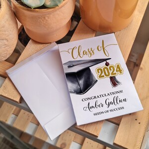 Graduation Blooming Future Seed Packets/graduation Party Favors for ...