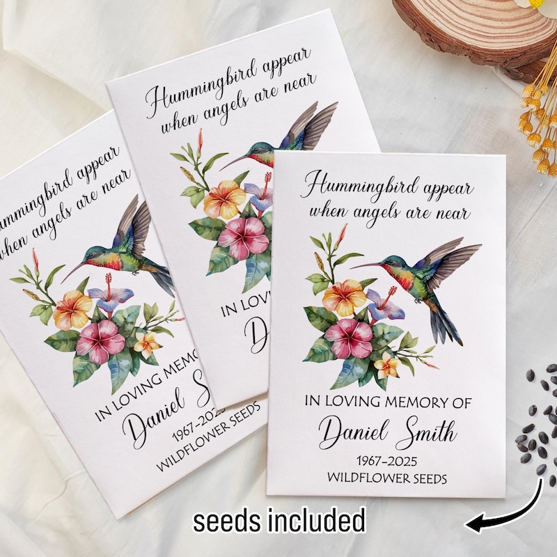 Bird Seed Memorial Packets - Etsy