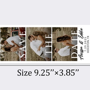 Save the Date Photo Booth Strip/polaroid Photo Magnet/custom Photo ...