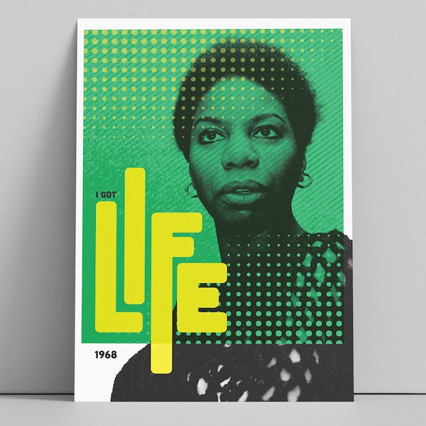 Nina Simone Poster Etsy