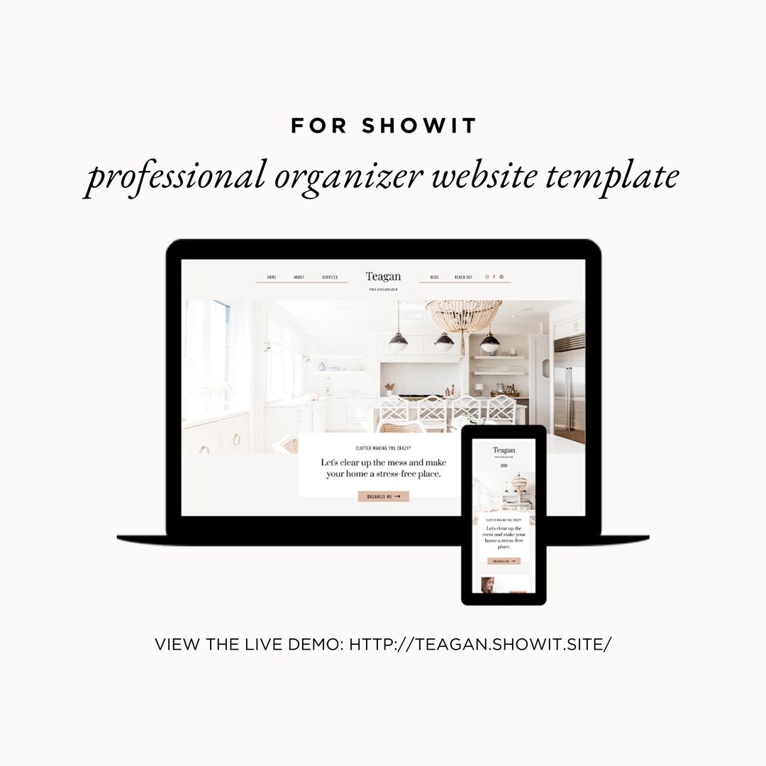 Professional Organizer Website Template, Professional Organizer ...