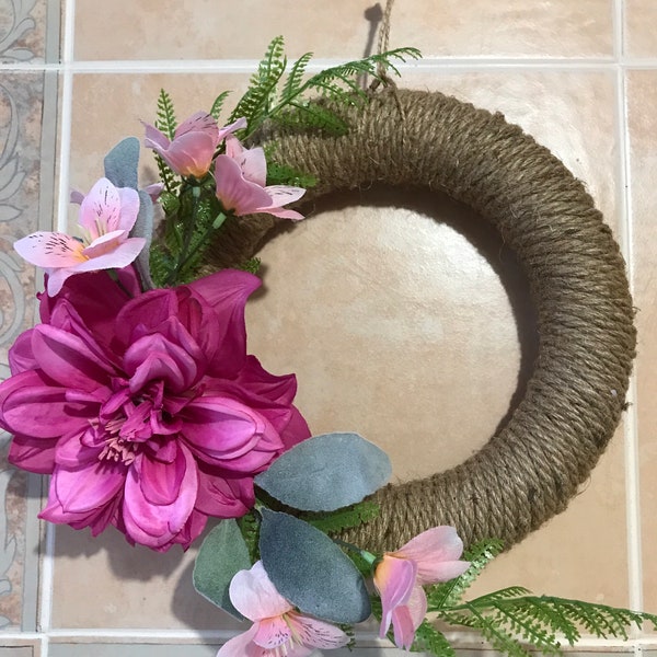 Jute Rope Wreath - Etsy