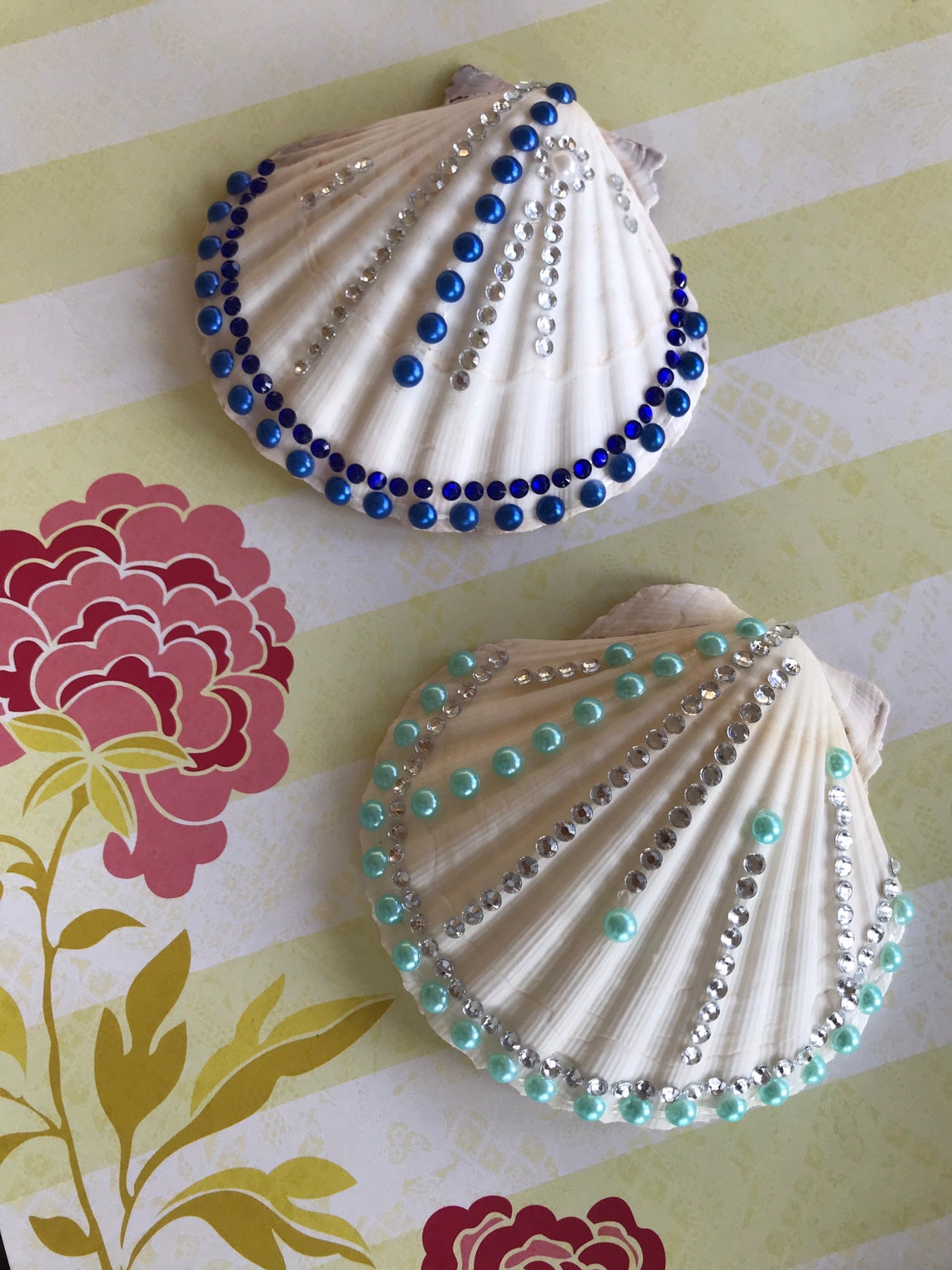Sea Shell Ornament, Beach Wedding Ornament, Coastal Decoration Ornament ...