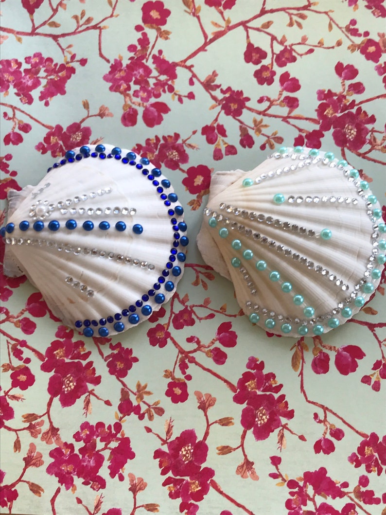 Sea Shell Ornament, Beach Wedding Ornament, Coastal Decoration Ornament ...