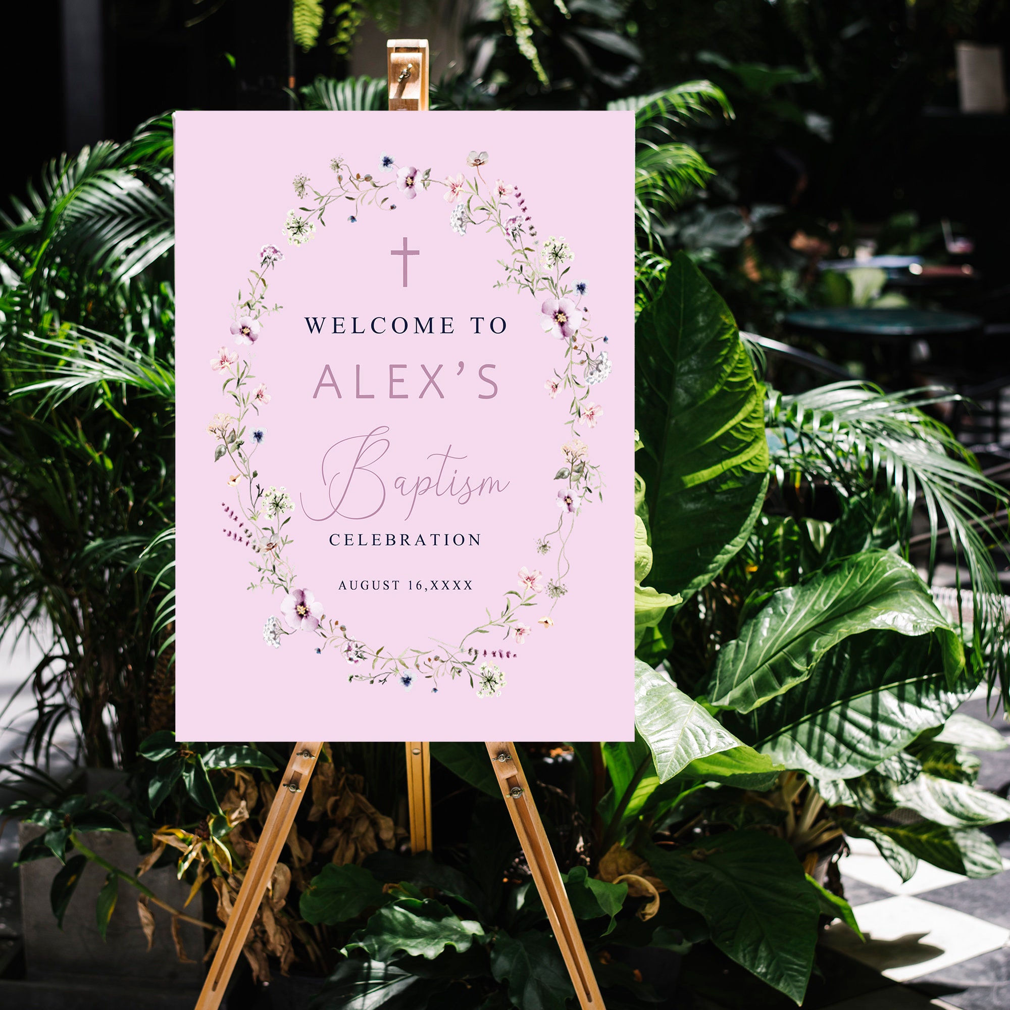 Printable Baptism Welcome Sign - Etsy