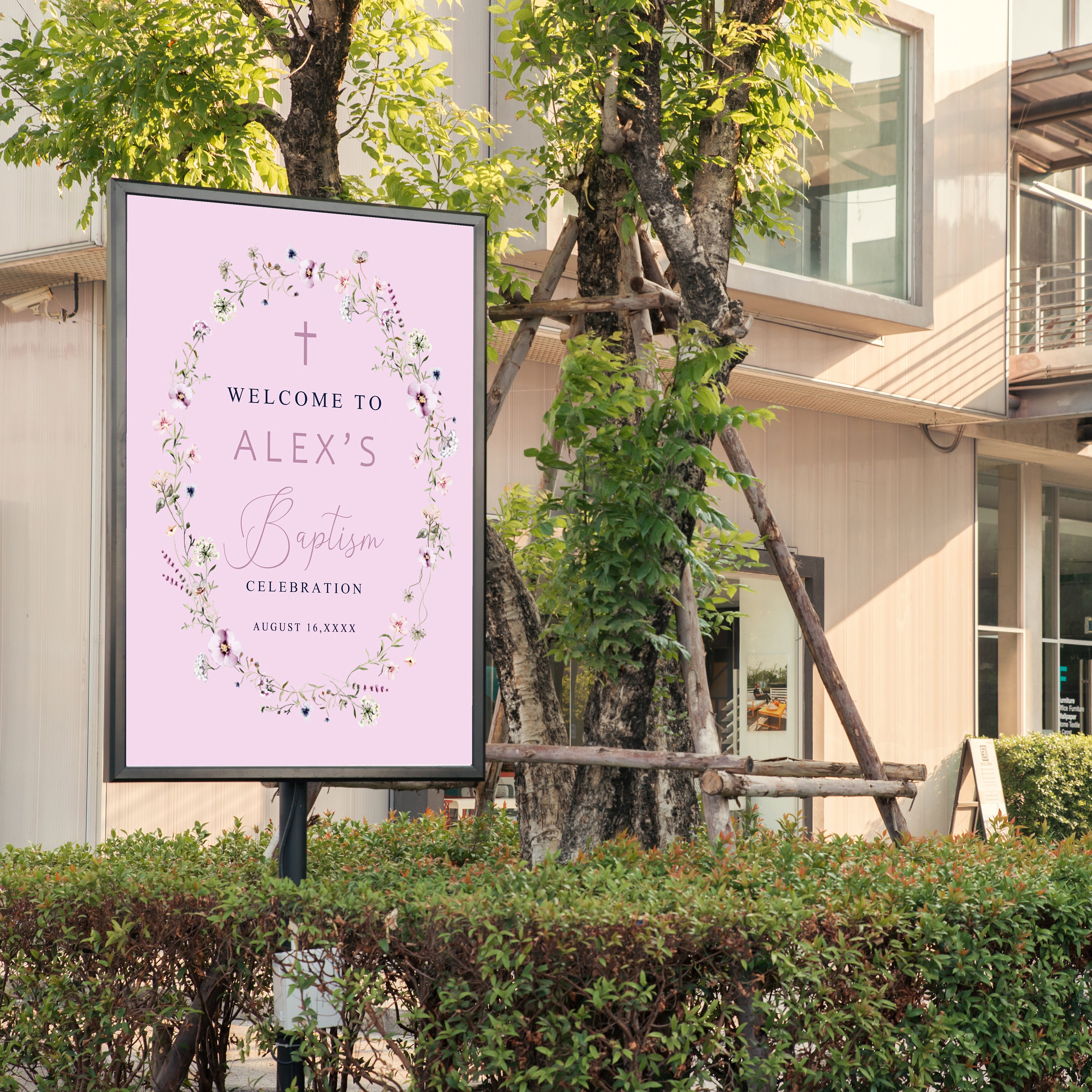 Printable Baptism Welcome Sign - Etsy