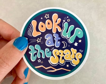 Look up Sticker - Etsy