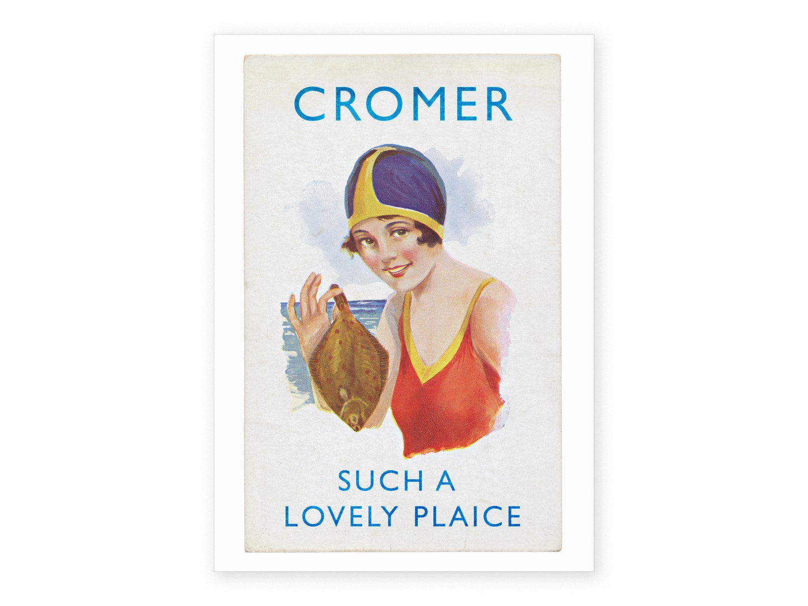 Cromer Such a Lovely Plaice / Print / Poster / A5 A4 A3 Sizes - Etsy UK