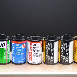 Expired 35mm Color Film. Select From a Variety. - Etsy