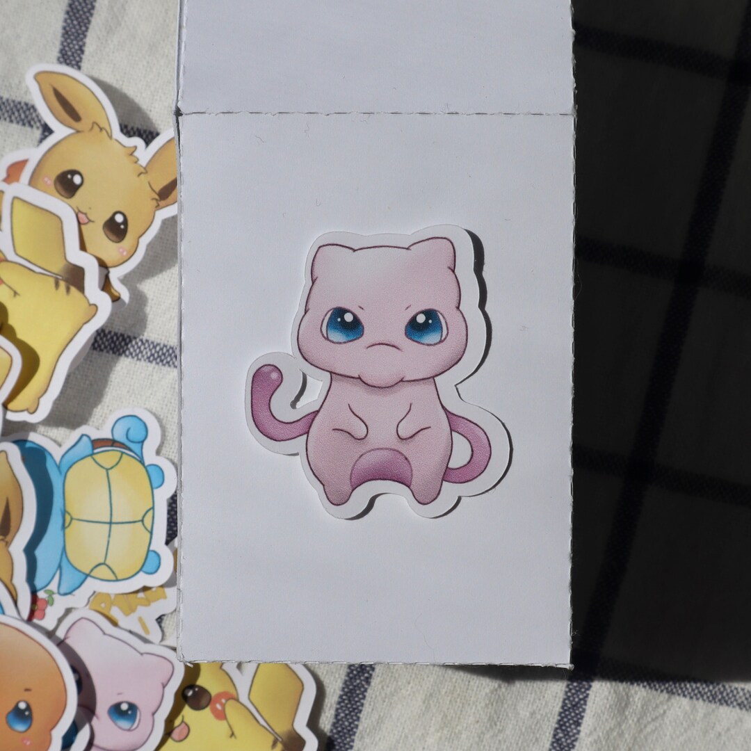 Mewtwo/cute Pokemon Stickers 101/pokemon Go/kawaii Sticker/bullet ...