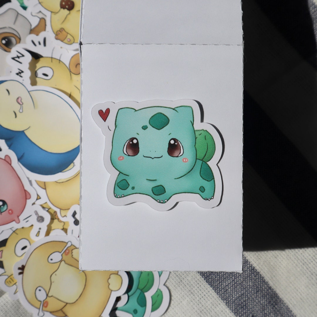 Bulbasaur/ Cute Pokemon Stickers 201/pokemon Go/kawaii Sticker/bullet ...