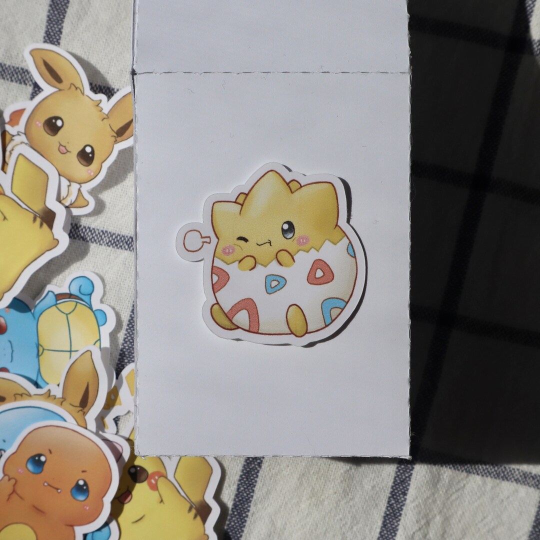 Togepi/cute Pokemon Stickers 101/pokemon Go/kawaii Sticker/bullet ...