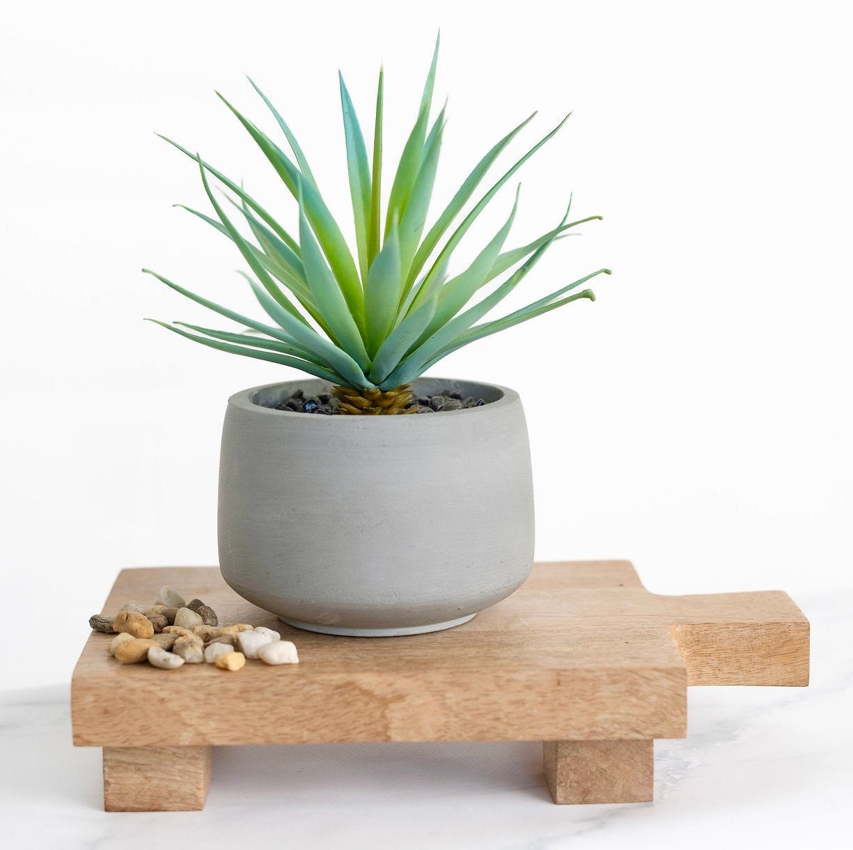 Mango Wood Pedestal Stand Mango Wood Pedestal Board Wood Riser Board ...