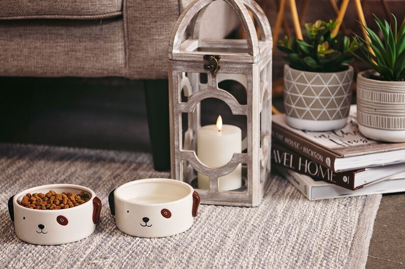 ADORABLE SMALL DOG Bowls Set of 2 Each Bowl is 4 Wide - Etsy