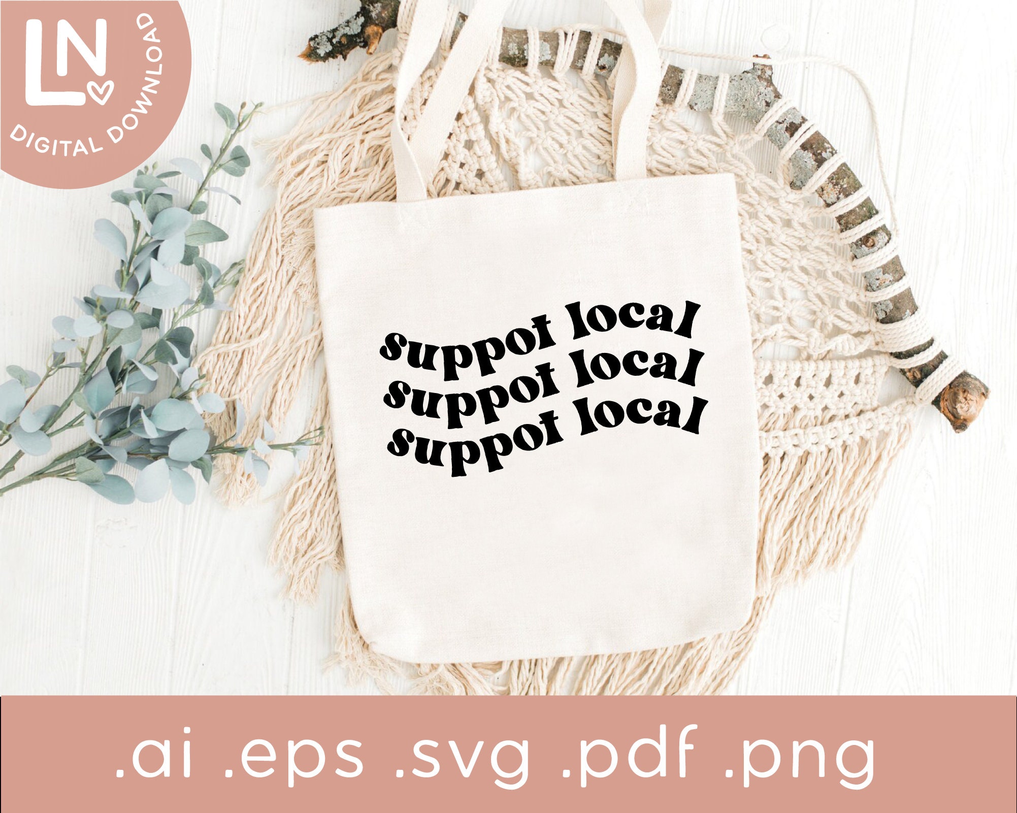 Support Local SVG Shop Small SVG Small Business Svg Cut - Etsy