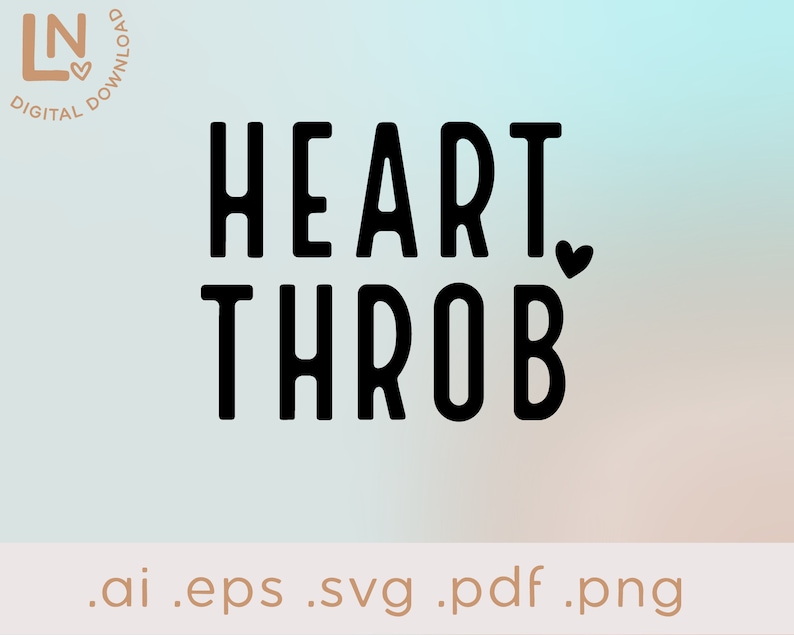 Heart Throb Svg Kids Valentines Shirt Heart Throb Shirt - Etsy