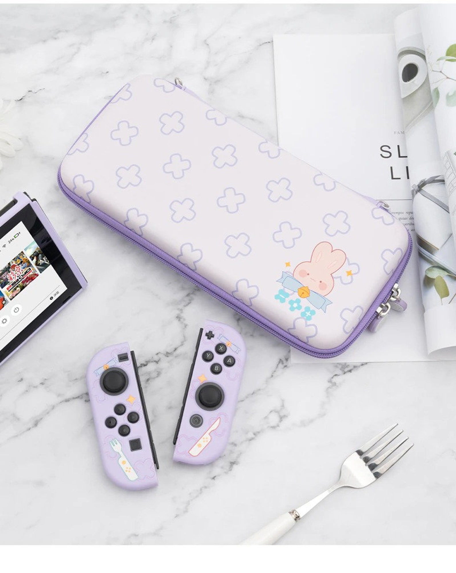 Kawaii Nintendo Switch Skin Cute Nintendo Switch Case Pink | Etsy