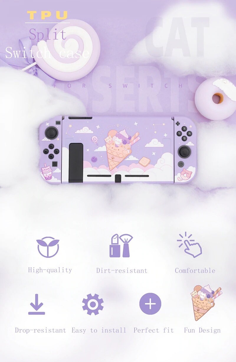 Kawaii Nintendo Switch Skin Cute Nintendo Switch Case - Etsy
