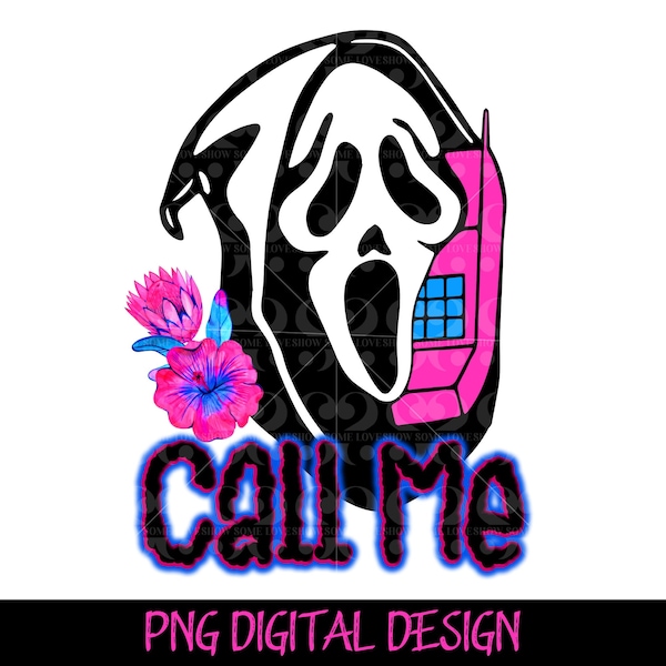 Call Me Scream Png - Etsy