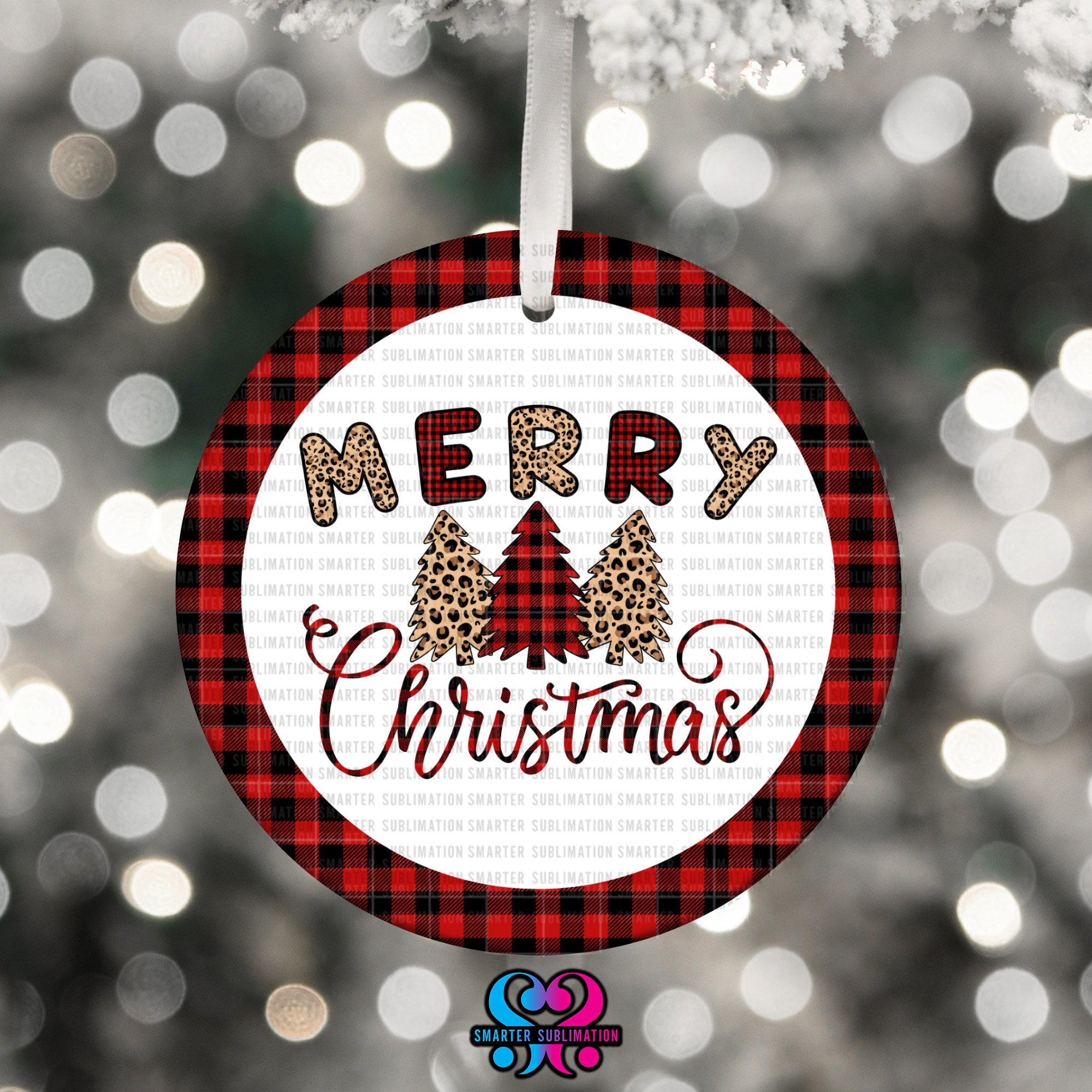 Circle Christmas Family Ornament Circle Ornament Png - Etsy