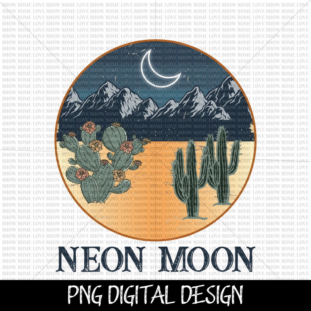 Neon Moon | Sublimation Designs | Western Sublimations | Designs ...
