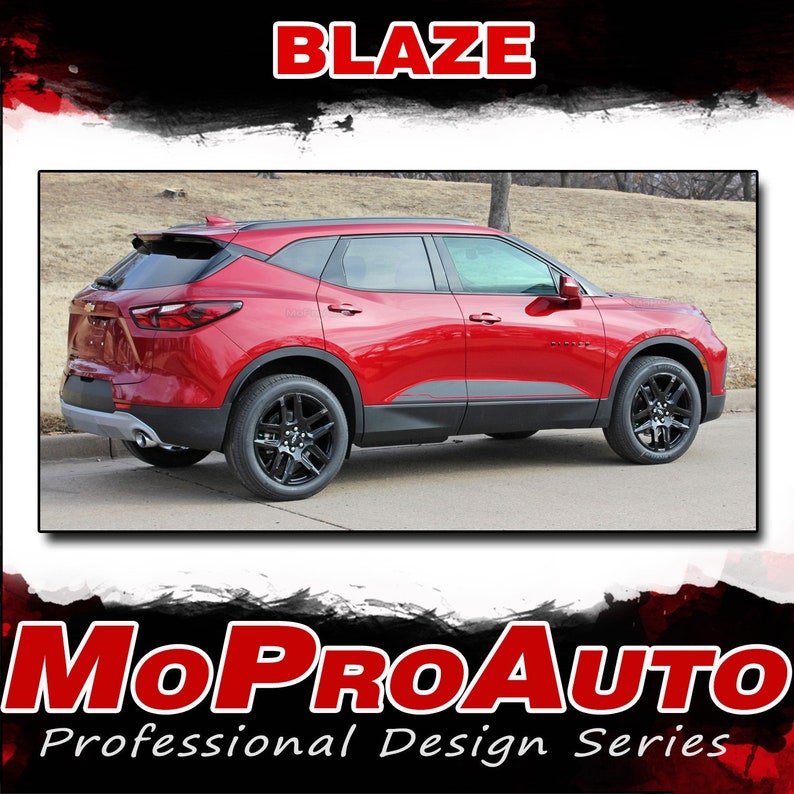 BLAZE : 2019 2020 2021 2022 2023 2024 Chevy Blazer Stripes Lower Rocker ...