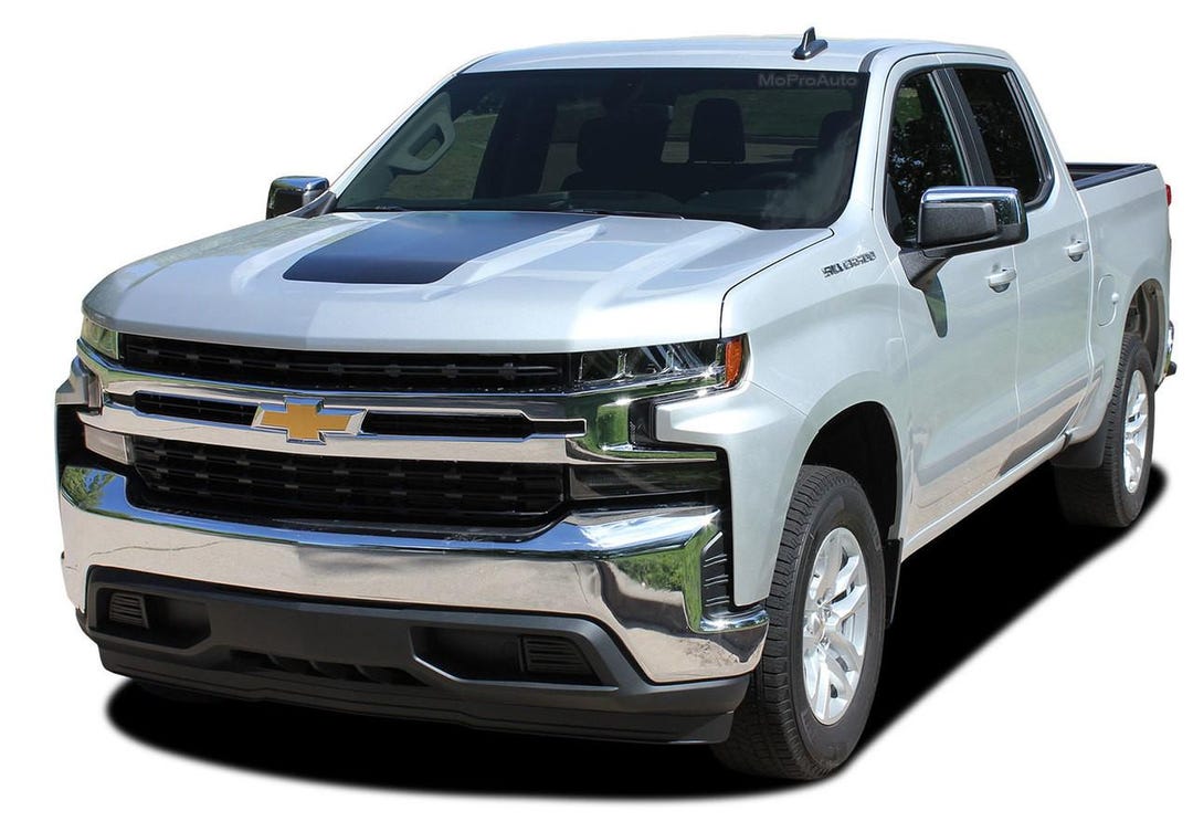TRAIL BOSS HOOD : Chevy Silverado Hood Decal Vinyl Graphic Stripe Kit ...