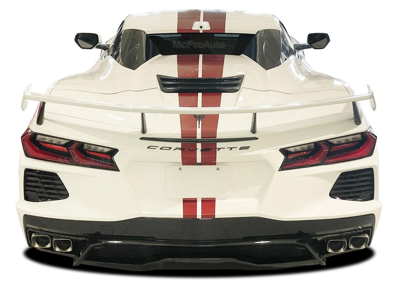 C8 RALLY : 2020-2024 Chevy Corvette C8 Racing Stripe Rally Hood Vinyl ...