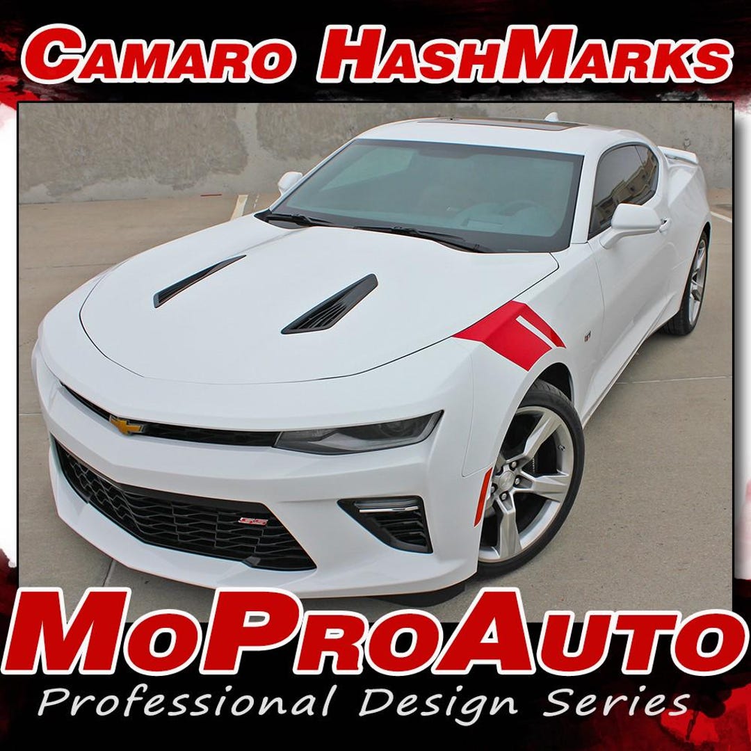 2019-2024 Camaro Fender Hash Mark Decal HASHMARK Chevy Camaro Stripes ...