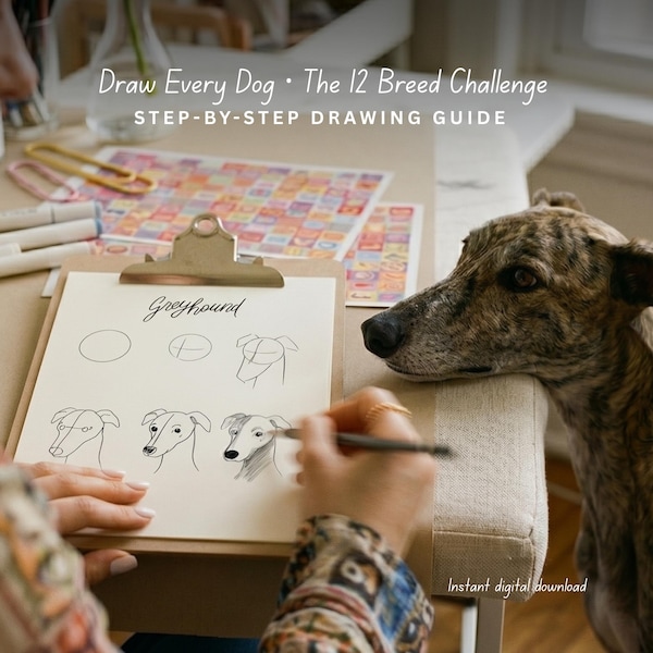 Draw Realistic Animals - Etsy UK
