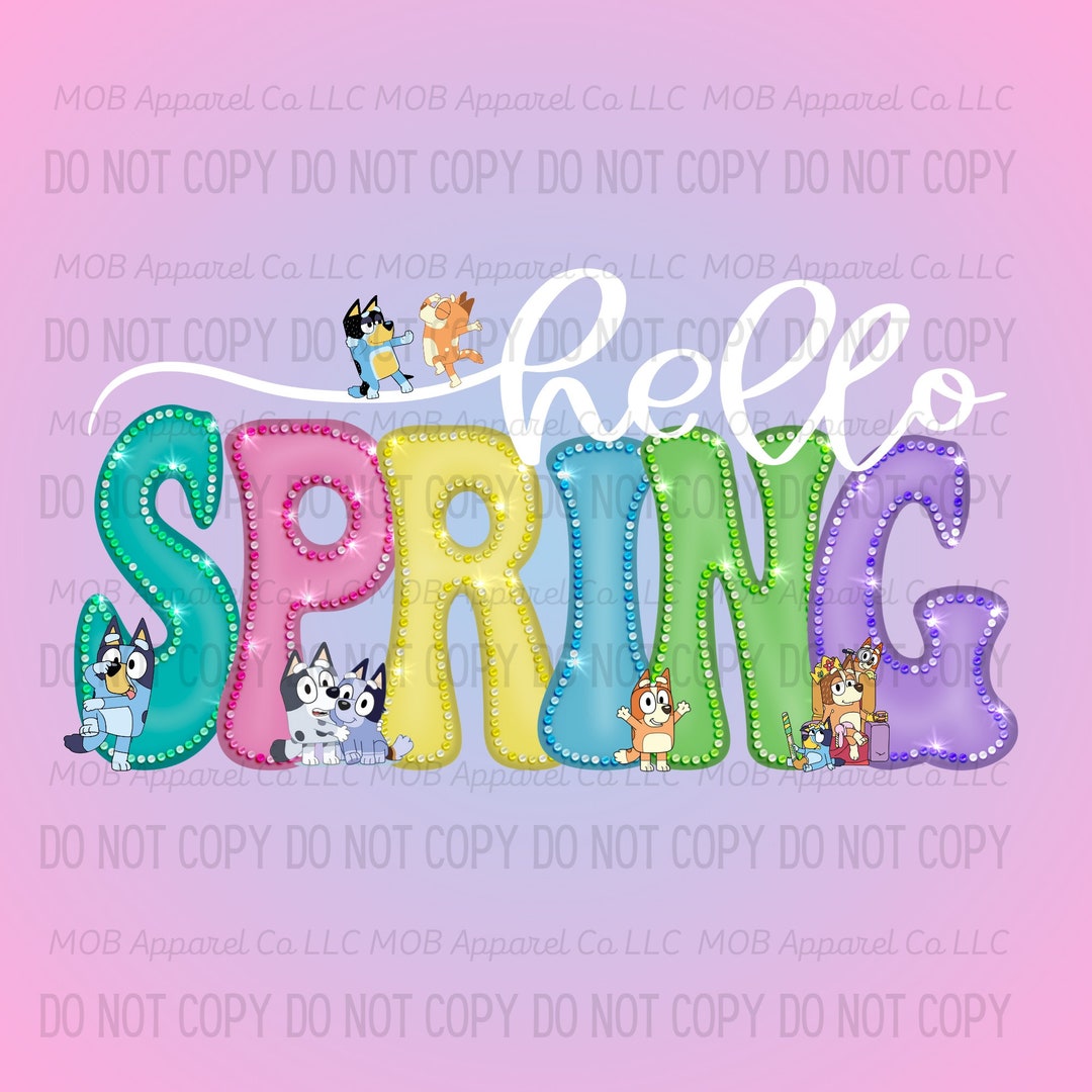 Blue Hello Spring - Etsy